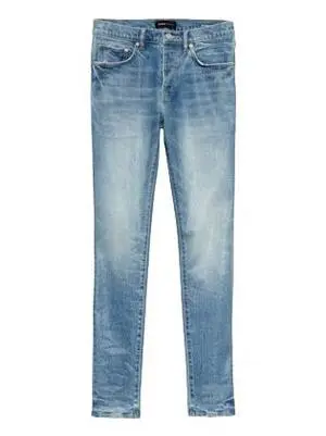 PURPLE BRAND Skinny Coated Jeans - Light Indigo