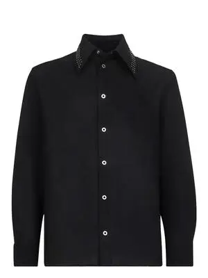 JIL SANDER Wool Shirt - Black