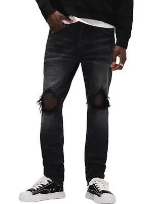 PURPLE BRAND Wash Blowout Jean - Black