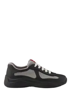 Prada America's Cup Sneakers - Black