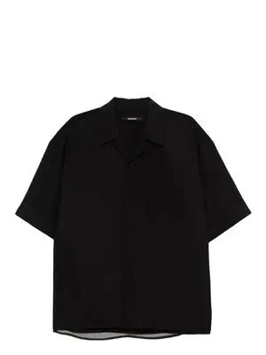 SONGZIO Charlot Paris Veiled Half Shirt - Black