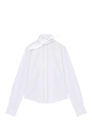 ALEXANDER MCQUEEN Cotton Shirt With Knot Detail