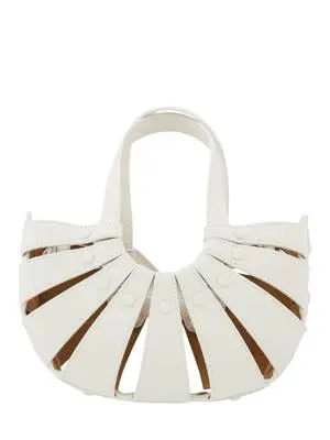 Bottega Veneta The Shell Bag - White