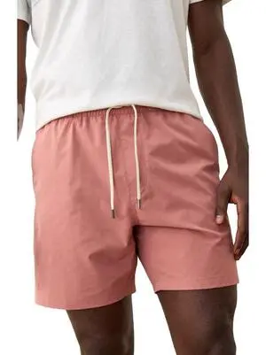 Marine Layer Lined Sport And Swim Trunks - Withered Rose