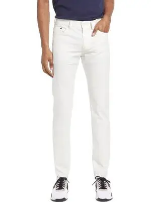 BOSS Delaware Slim-Fit Five-Pocket Trousers Almond