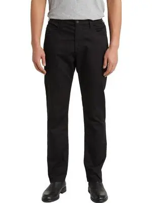 Ag Everett Commuter Performance Slim Straight Pants - True Black