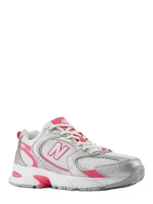 NEW BALANCE 530 Gender Inclusive Sneakers - Silver Metallic/ Dragon Berry