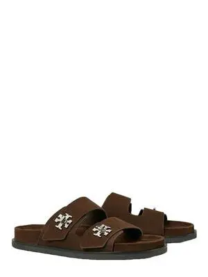 Tory Burch T Lock Sport Slide Sandal - Cocoa