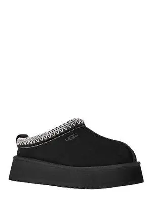 UGG Tazz II Genuine Shearling Lined Platform Slipper Black