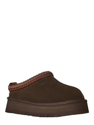 UGG Tazz II Genuine Shearling Lined Platform Slipper Dusted Cocoa