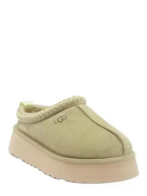 UGG Tazz II Genuine Shearling Lined Platform Slipper Muted Brass