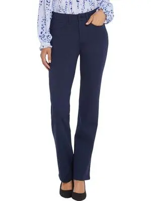 NYDJ Marilyn Straight Leg Pants - Oxford Navy
