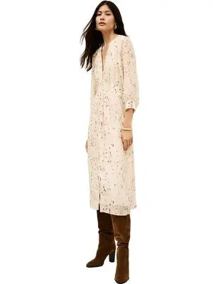 Ba&sh Karla Midi Dress - Brown / Neutral