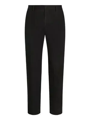 Dolce & Gabbana Gabardine Trousers - Black