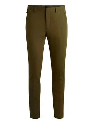 BOSS Slim-fit Chino Trousers - Green