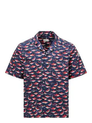 Moncler Cotton Printed Shirt - Shirts