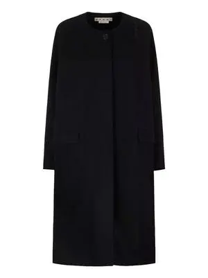 Marni Logo-embroidered Coat - Black