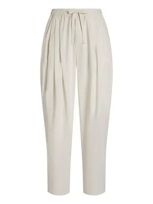 Dolce & Gabbana Poplin Trousers - Beige