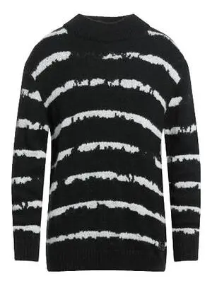 GAËLLE PARIS Striped Knit Sweater - Black