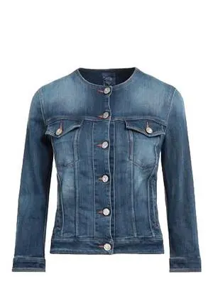 JACOB COHЁN Denim Outerwear - Blue