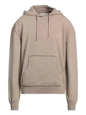 MAISON MARGIELA Knitted Wool-cashmere Hooded Sweater - Beige