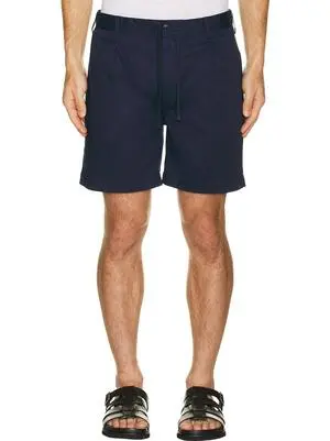 Onia Garment Dyed Cotton Drawstring Shorts - Deep Navy