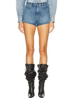 Givenchy Denim Mini Short - Medium Blue