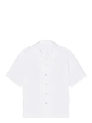 Helmut Lang Boxy Short Sleeve Shirt - White