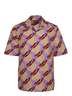 Gucci Twisted Surf Shirt Coffee - Brown