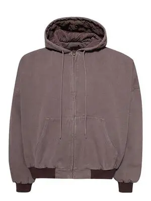 PRAYING Wide Cotton Jacket - Grey