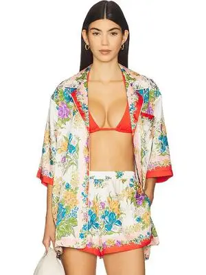 Ronny Kobo Rinaldi Top - Muneca Floral Scarf