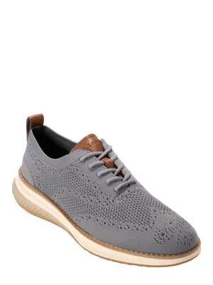 Cole Haan Original Grand Energyweave Stitchlite Oxford - Ironstone Bt Tan
