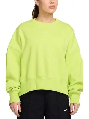 Nike Phoenix Fleece Crewneck Sweatshirt Cyber/sail