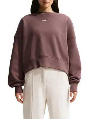 Nike Phoenix Fleece Crewneck Sweatshirt - Tattoo/sail