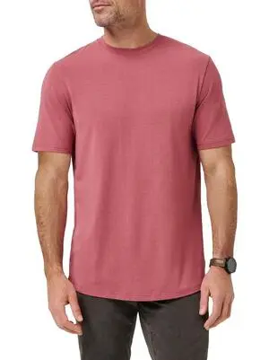 Travis Mathew Cloud Crewneck T-shirt - Roan Rouge