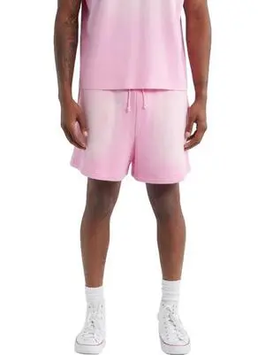 ELWOOD Organic Cotton Brushed Terry Sweat Shorts - Sun Faded Pink
