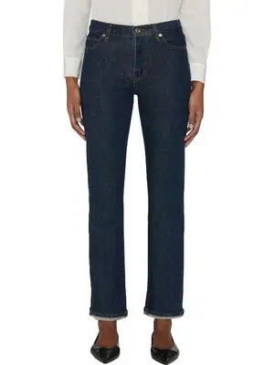 FRAME The Borrowed Mid Rise Boyfriend Jeans