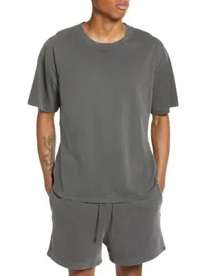 ELWOOD Core Oversize Organic Cotton Jersey T-shirt - Grey