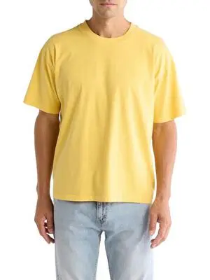 ELWOOD Core Oversize Organic Cotton Jersey T-shirt - Vintage Yellow
