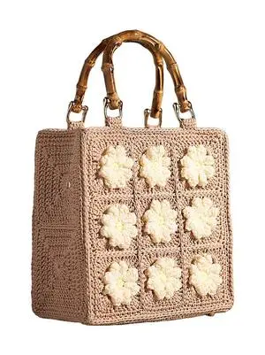 JELAVU Blossom Crochet Tote