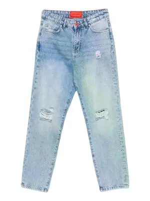 VISION OF SUPER Distressed-effect Jeans - Blue