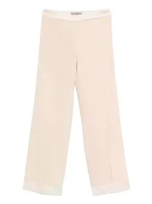 D.exterior Contrast-trim Trousers - Neutrals