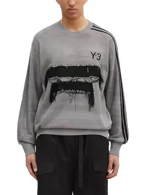 Y3 Crew-neck Sweater - Gray