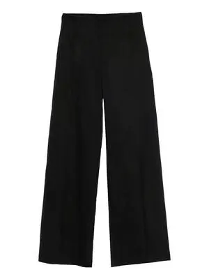 D.exterior Wide-leg Trousers - Black