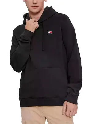 Tommy Hilfiger Logo Hoodie - Black