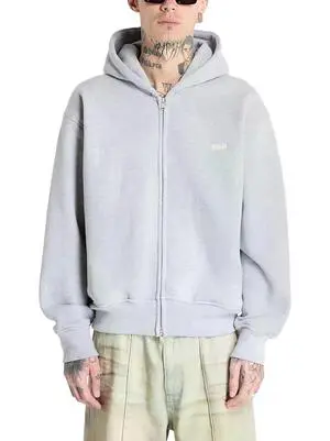 Rhude Classic Full-zip Hoodie - Grey