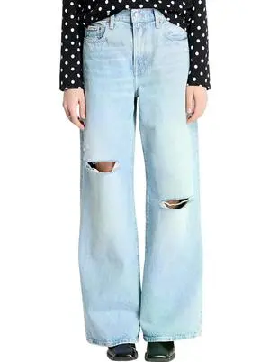 CALVIN KLEIN Distressed-Effect Jeans