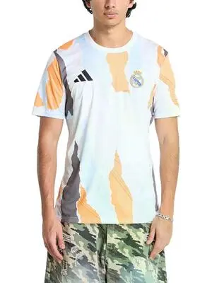 Adidas Real Madrid's 24/25 Pre-match T-shirt - White