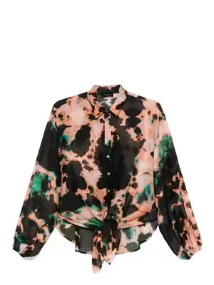 ROBERTO COLLINA Abstract-Print Roberto Collina Shirt