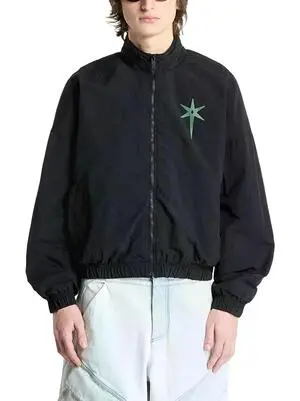 COUNTY OF MILAN Star-print Bomber Jacket - Black